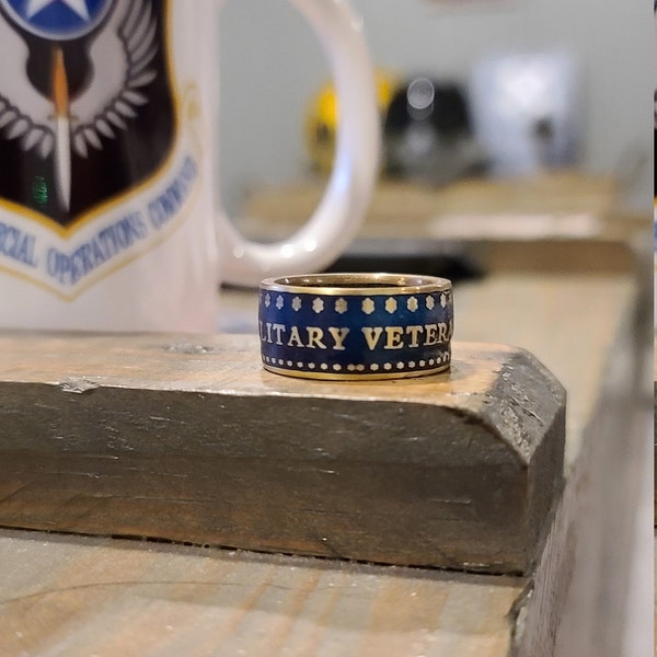 USMVMC Double Sided Challenge Coin Ring - Etsy