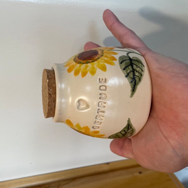 Sunflower Pet Urn, Sun Urn, Sunshine Dog Urn, Yellow - Etsy