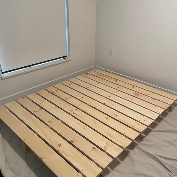 FULL - Modern Platform Bed - Detailed Printable PDF Instructions - Etsy