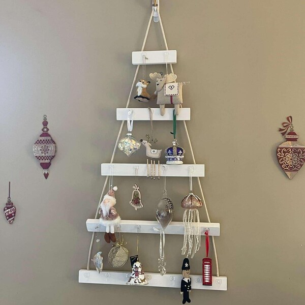Walnut Hanging 1m Wall Christmas Tree|handmade|christmas Tree ...