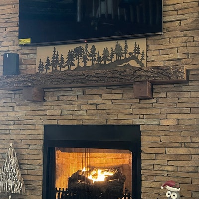 Forest Scene Landscape Metal Wall Art - Etsy