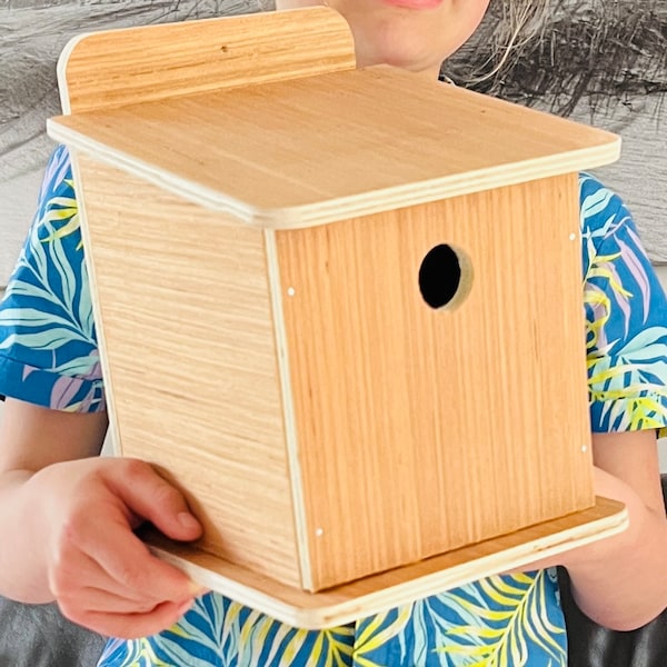 Reject Open Fronted Robin Bird Box in Kit Form Self Assembly Flat ...