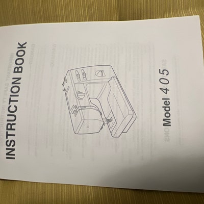 Singer M1000 M1005 Sewing Machine Instruction Manual User Manual Complete User Guide English - Etsy