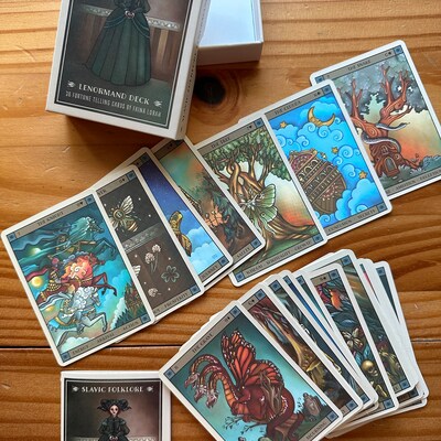 Slavic Folklore Lenormand Deluxe Edition Fairy Tale Oracle Cards ...