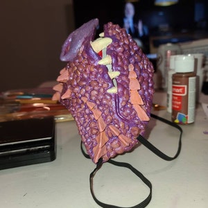 Deluxe Dragon Face Mask, Fantasy Reptile Skeksis Monster Creature Mask ...