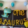 Oneasaurus Balloon Banner Dinosaur 1st Birthday Dino Decor Dinosaur ...