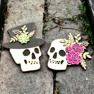 Floral Three Tiered Display Stand SVG Digital Download for - Etsy