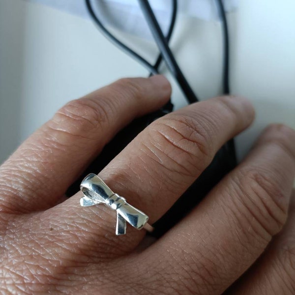 Handmade Splint Ring Silver, German Silver Heart Splint Ring, Finger ...