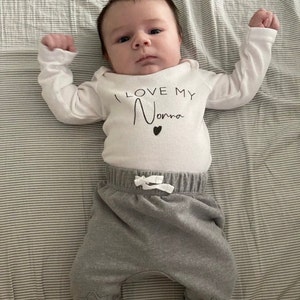 Nonna Baby Onesie® Cute I Love My Grandma Onesie® Italian Onesie® - Etsy