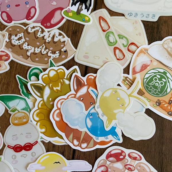 Pecharunt Poke Inspired Stickers Cute Anime Video Game Stickers ...