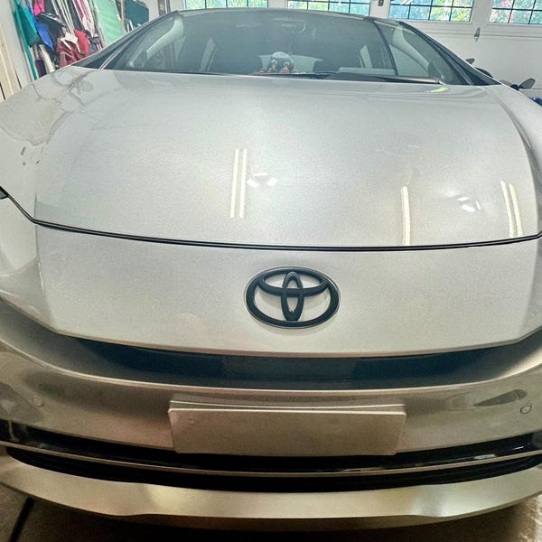 Black Emblem Front 2023-present Toyota Prius (NOT OVERLAY) - Etsy