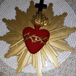 Sacred Heart of Jesus Plaque, Catholic Home Decor, Mural, Devotion - Etsy