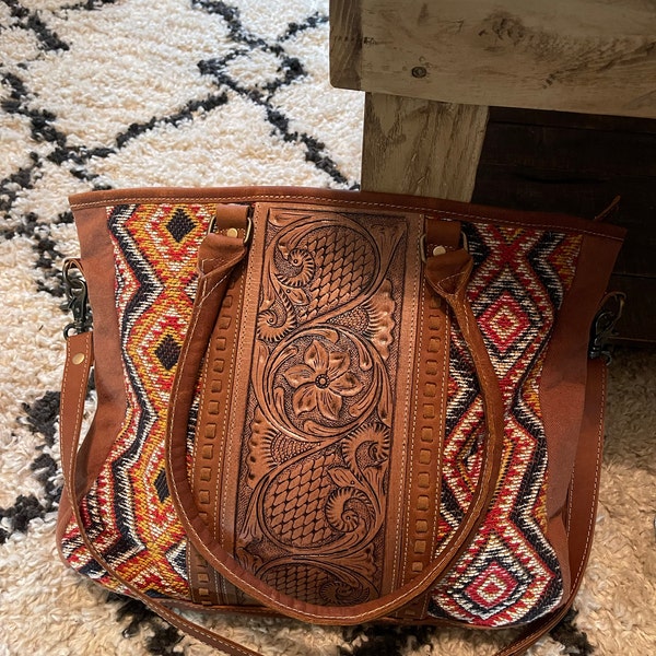 Myra Genuine Hand Tooled Leather Country Western Southern Purse ... Myra Genuine Hand Tooled Leather Country Western Southern Purse ...