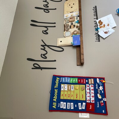 All About Today Kids Cloth Calendar by Pockets of Learning ...