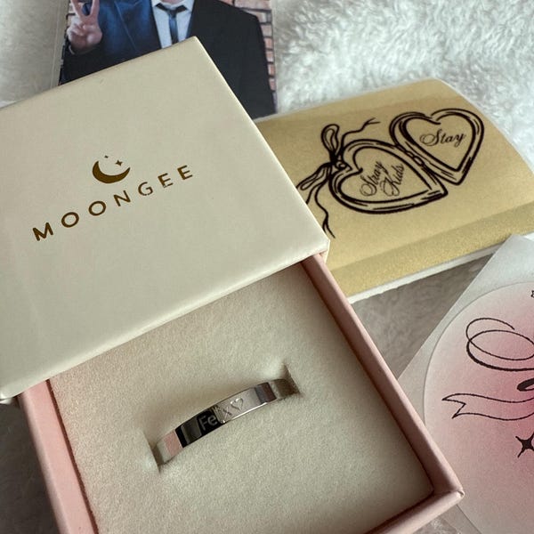 Stray Kids RING/ Personalized Ring, KPOP, Stay, Subtle Engraved Ring ...