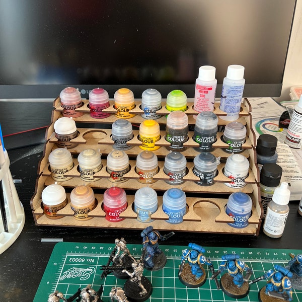 28 Pot Gw/citadel Modular Paint Rack - Etsy