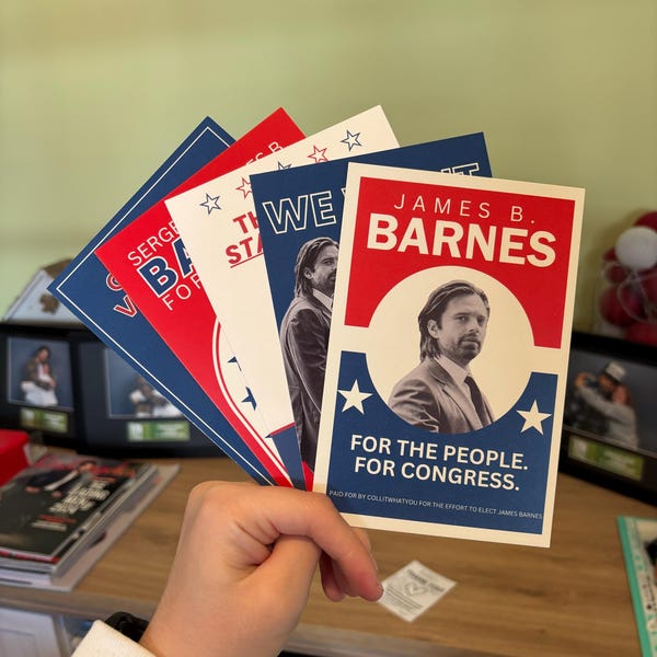 Bucky Barnes for Congress Stickers (set of 3!) - Etsy