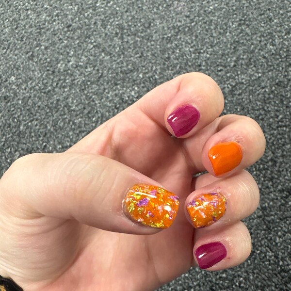 Sun Coral Dip Powder Coral Color Change Glitter - Etsy