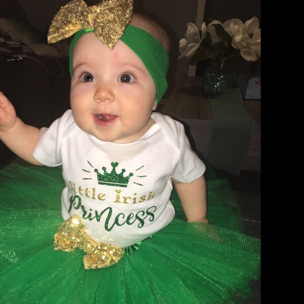 Little IRISH Princess - St. Patrick's Day Tutu - Baby Girls Photo ...