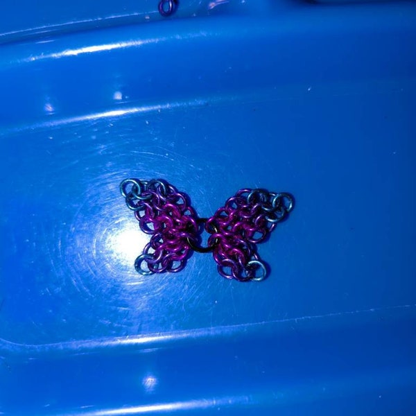 Chainmail Butterfly Tutorial | Learn How to Make a Wing Pendant ...