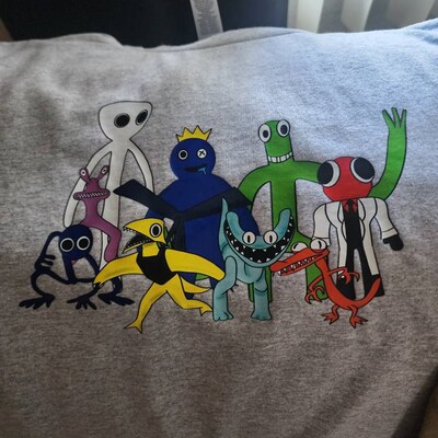 Roblox-inspired Rainbow Friends Characters PNG Digital Download: Ideal ...