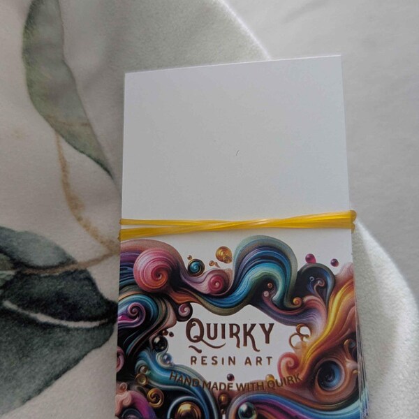 Thank You for Your Purchase/order Cards Small Business Card 400gsm, 20/ ...