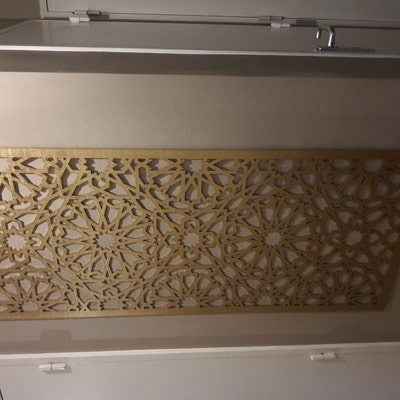 Moroccan Style Wall Panels, Wall Hanging, Wood Home Decor, Lattice ...