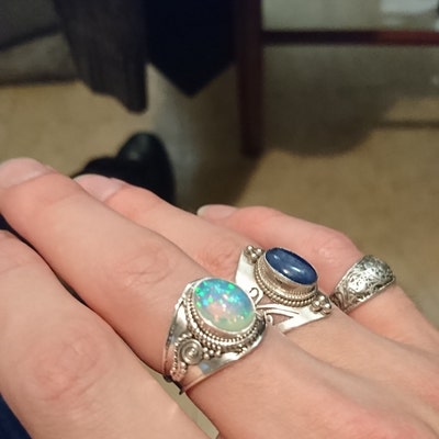 Sterling Silver Ring , 925 Silver Ring-oval Shape Ring ...