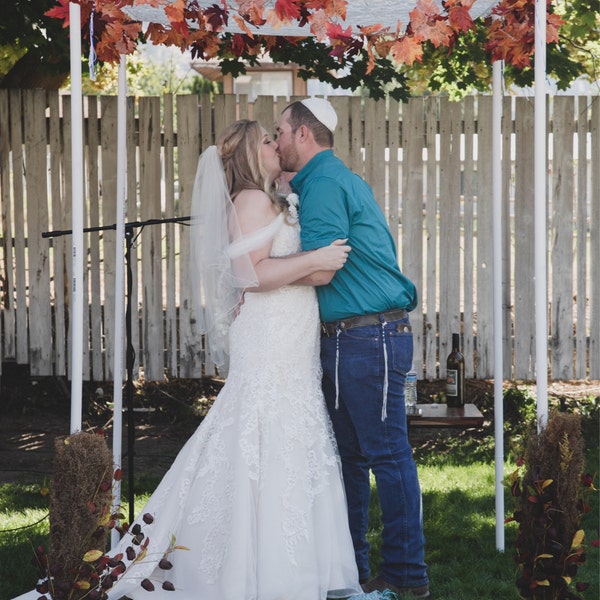 Hand PAINTED CHUPPAH Wedding Canopy Olive Tree Design – Doubles as ...