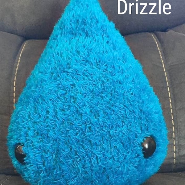 Water Droplet Plush, Stuffed Raindrop, Large Teardrop - Etsy