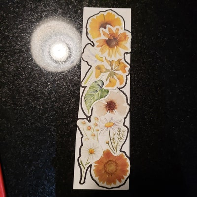 Pressed Flowers Stickers Set, Dried Flowers Stickers Pack, Floral ...