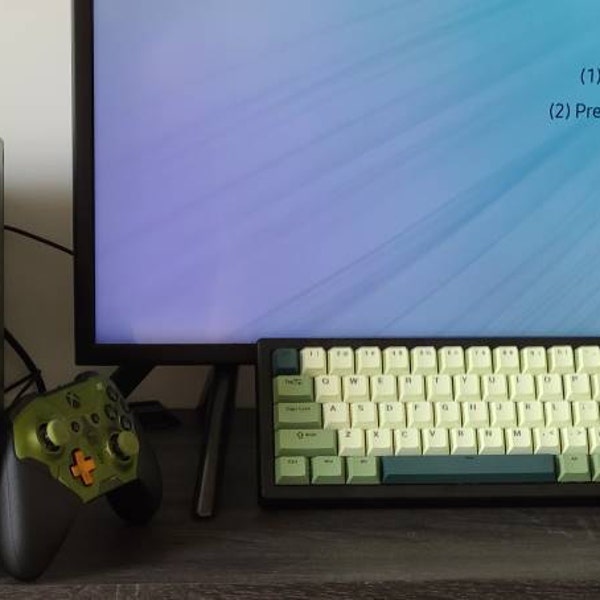 GMK67 65% Keyboard With Banana Split Switches - Custom Mods - Green ...