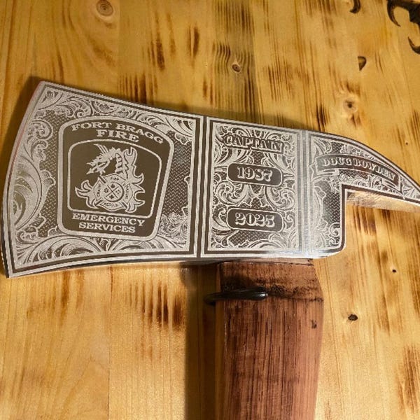 Custom Firefighter Axe - Fire Axe - Etsy