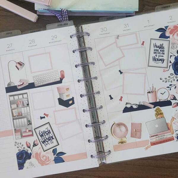 Elena Planner Girl Therapy Planner Stickers, Mental Health Printable ...