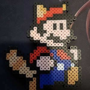 Super Mario Bros Toad Perler Bead - Etsy