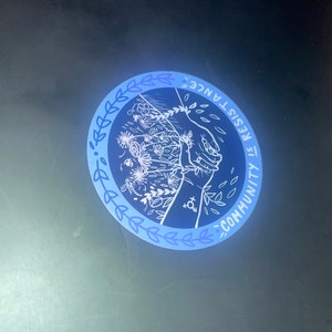 Labrys Lino Printed Patch - Etsy