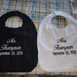 Wedding Bibs, Couples Clothing Protectors, Bridal Shower Gift, Bachelor ...