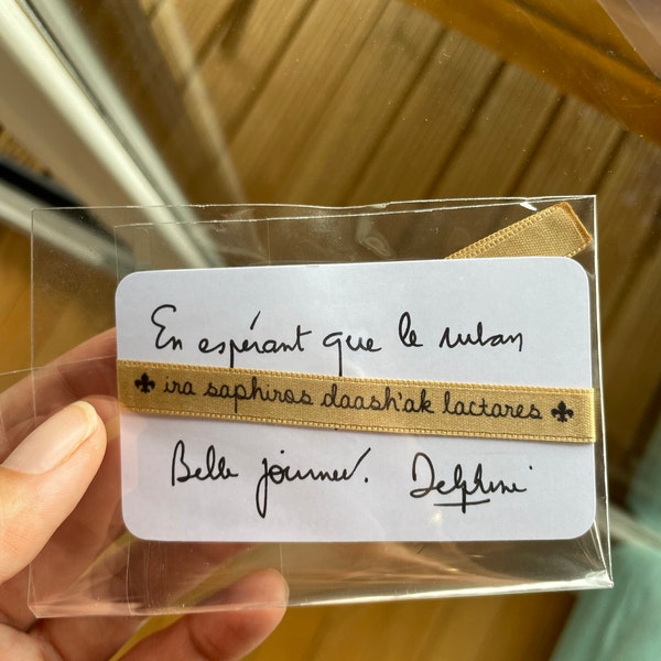 Bracelet ruban personnalisé avec écrou de FERMETURE pour EVJF, annonce ...