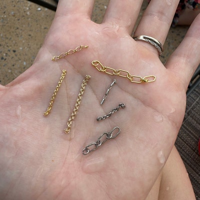 Permanent Jewelry Chain Starter Pack the CLASSIC Kit 12 Chains for ...