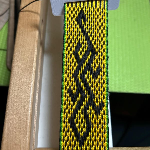 Inkle Weaving - Letter Chart, How to Weave Letters on a Warp-faced Band ...