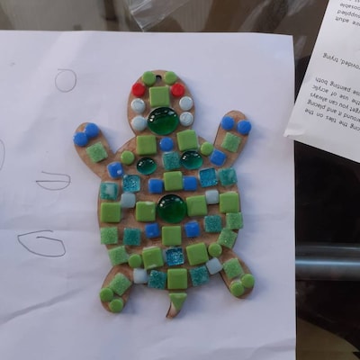 Make a Mosaic Craft Kit Under the Sea Crafts Turtle - Etsy UK
