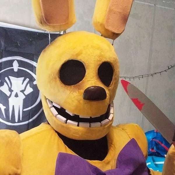 FNaF cosplay Spring Bonnie kostuum (volledig lichaam, op aanvraag ...