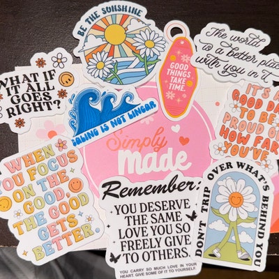 Healing is Not Linear Waterproof Sticker, Mental Health Decals, Healing ...