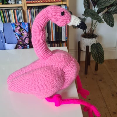 Felipe Flamingo Knitting Pattern PDF Instant Download knitted Amigurumi ...