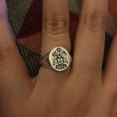 Custom Signet Ring Wax Seal, Wax Seal Ring, Custom Wax Seal Ring ...