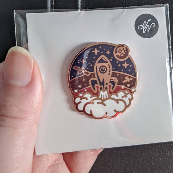 Space Adventure Enamel Pin - Etsy UK