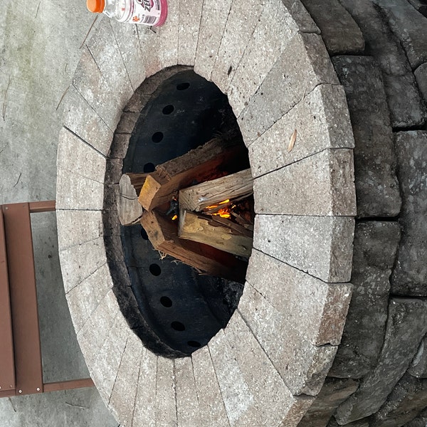 TWO PACK Vertical Fire Pit Grate - Etsy