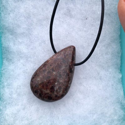 Galaxyite Polished Necklace Pendant Drilled Stone Jewelery Oval Pierced ...