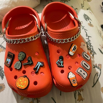 Crocs Charms Crystal Silver Diamonds and Pearls Set. Charms - Etsy