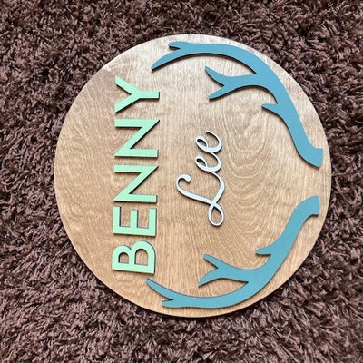 Stacked Names for Nursery, Wooden Letters, Name Sign, Nursery Letters ...